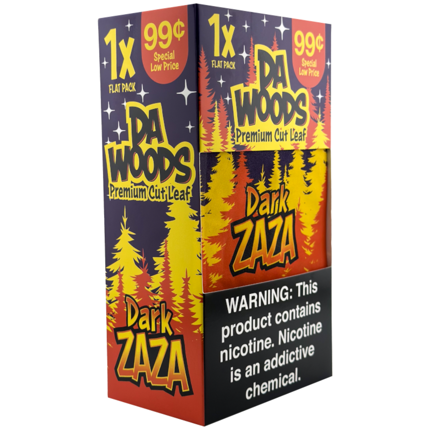 Da Woods Loose Leaf - Dark Zaza | Hand Picked, Pre Cut, Natural